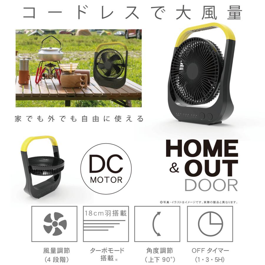 TOPLAND トップランド 扇風機 dcモーター 卓上扇風機 静音 コードレス コンパクト扇風機 卓上 ホーム＆アウトドア 3電源 AC USB 充電池 TOPLAND SF-DFC39 ...
