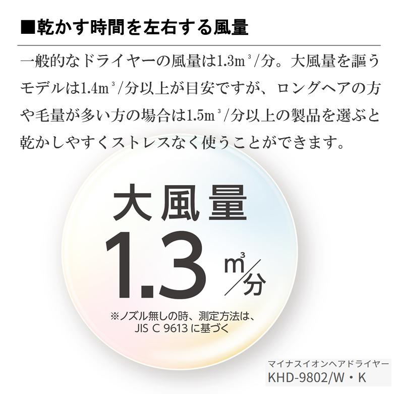 KOIZUMI コイズミ ヘアドライヤー マイナスイオン 軽量 コンパクト 美髪 Koizumi Beauty KHD-9802/W ホワイト 2023年新製品 : 家電とギフトの専門店 カデ ...