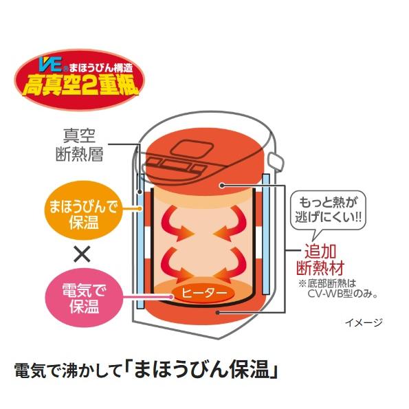 象印 象印 電気ポット3.0L CV-GB30-TA : ウービルストア - 通販 - Yahoo!ショッピング