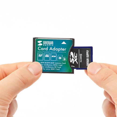 SANWA SUPPLY ADR-SDCF2 サンワサプライ SDXC用CF変換アダプタ : 家電のSAKURA - 通販 - Yahoo!ショッピング
