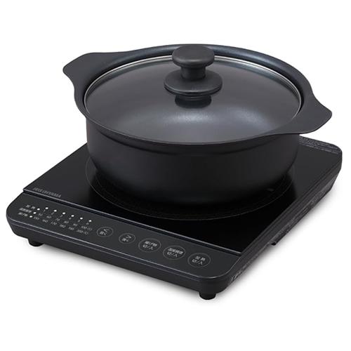 IRIS OHYAMA IHKP-T39124-B アイリスオーヤマ 1口 卓上IHコンロ鍋セット 1400W 鍋24cm : 家電のSAKURA - 通販 - Yahoo!ショッピング