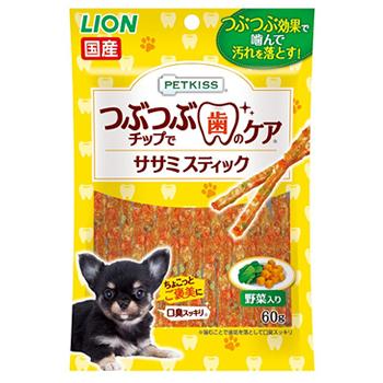 P-4903351001350 ライオンペット PETKISS PKつぶつぶチップ入ささみスティック野菜 60g : p-4903351001350 : 家電のSAKURA - 通販 ...