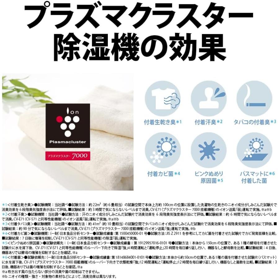 プラズマクラスター 即納します シャープ CV-S71-W コンプレッサー方式 衣類乾燥除湿機 CVS71W ホワイト系 : KADENセレクトヤフー店 - 通販 - Yahoo!ショッピング