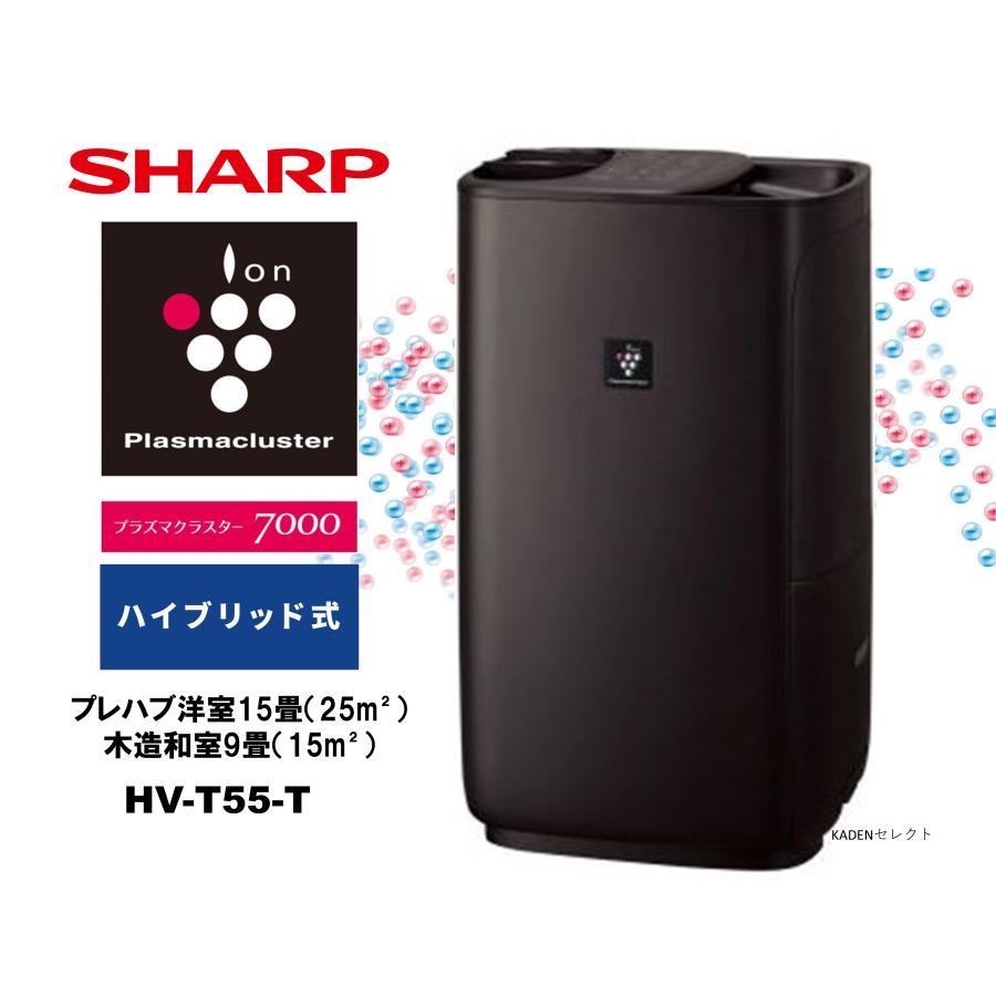 即納します シャープ HV-T55-T ハイブリッド式加湿器 チャコールブラウン HVT55T : hv-t55-t : KADENセレクトヤフー店 - 通販 - Yahoo!ショッピング