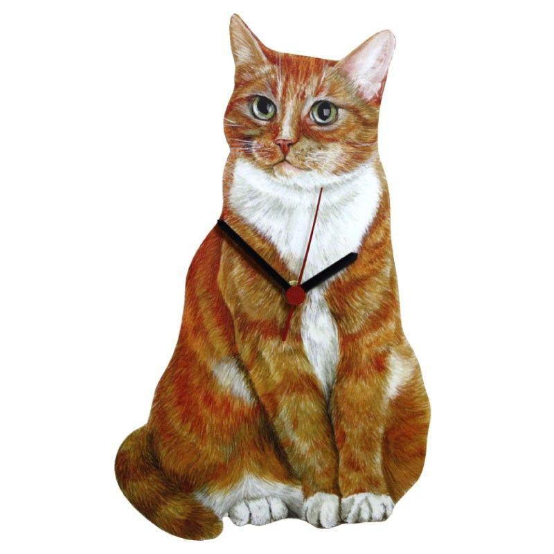 掛け時計 ジンジャー＆ホワイト猫[Lark Rise Designs]インテリア・クロック・ベア : KADERIA - 通販 - Yahoo ...