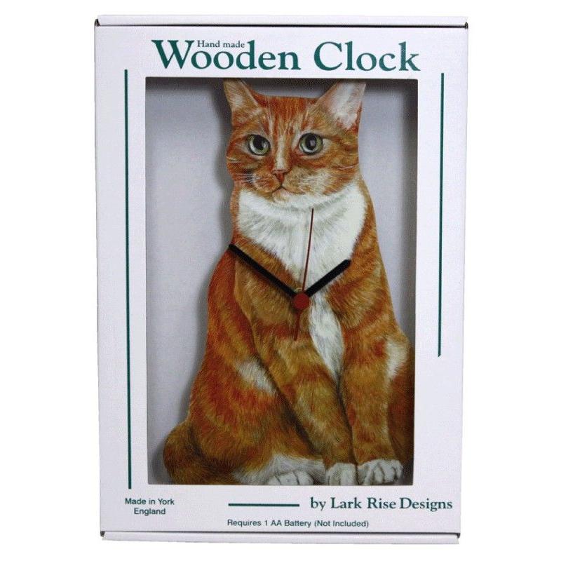 掛け時計 ジンジャー＆ホワイト猫[Lark Rise Designs]インテリア・クロック・ベア : KADERIA - 通販 - Yahoo ...