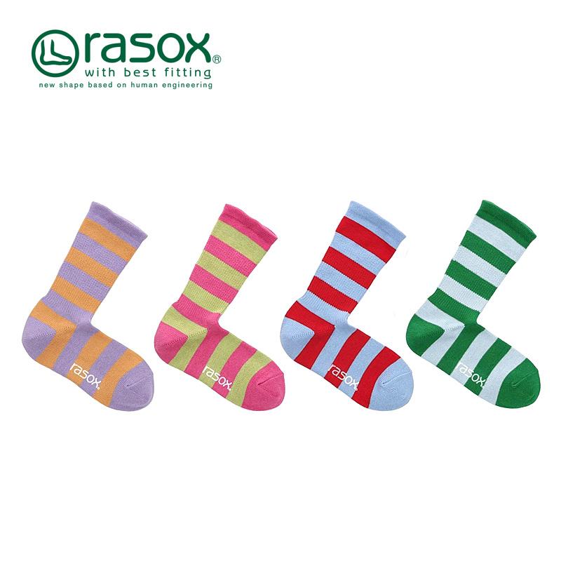 rasox ツートン パネルボーダー ラソックス クルー丈ソックス CA250CR02 : Kadotation The shoe store - 通販 - Yahoo!ショッピング