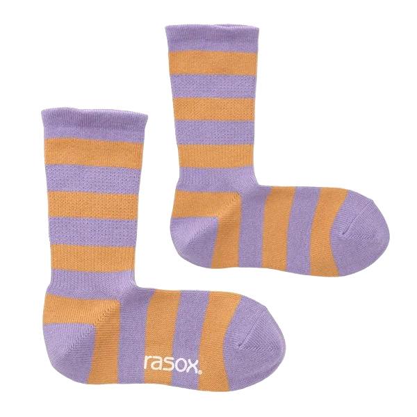 rasox ツートン パネルボーダー ラソックス クルー丈ソックス CA250CR02 : Kadotation The shoe store - 通販 - Yahoo!ショッピング