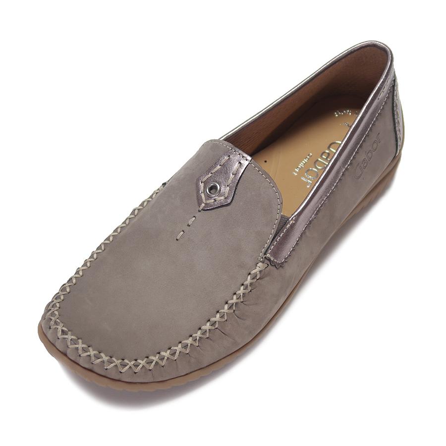 Gabor ガボール ドライビング モカシンシューズ グレー ヌバック Gabor ガボール ドライビング モカシンシューズ グレー ヌバック