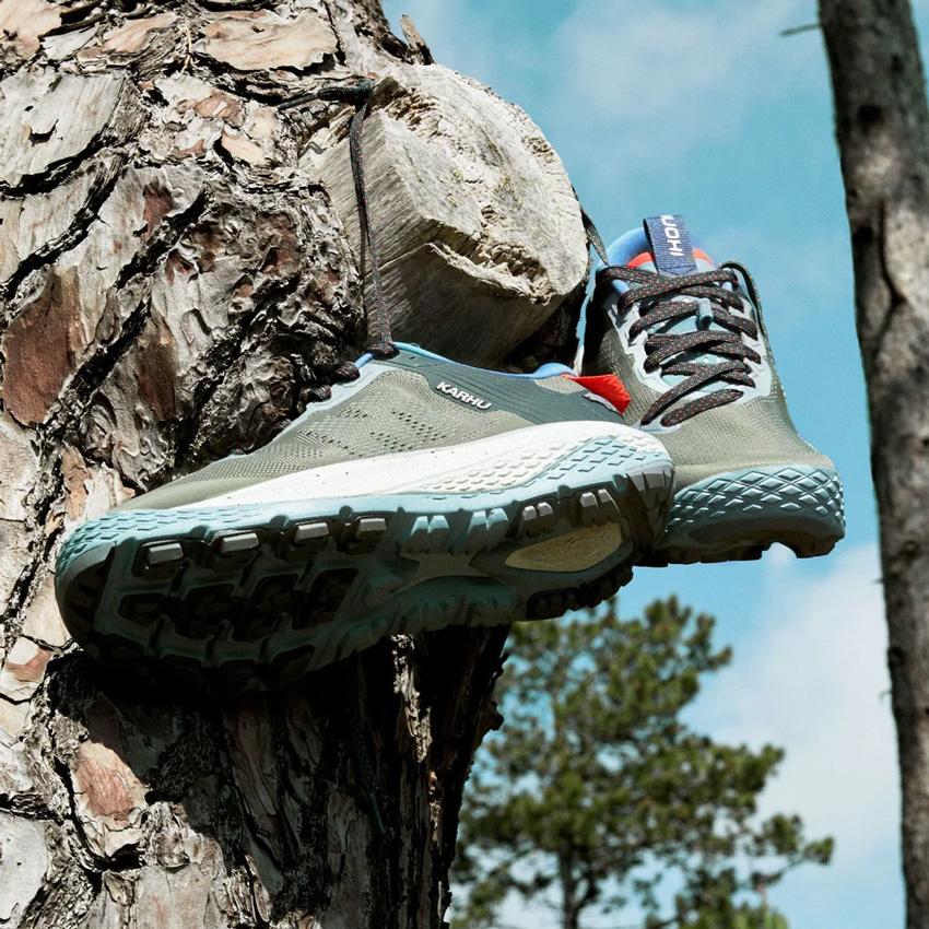 KARHU カルフ MENS IKONI TRAIL 1.0 イコニ トレイル Oil Green/Mineral Blue オイルグリーン/ミネラルブルー メンズ トレイルランニングシューズ ...