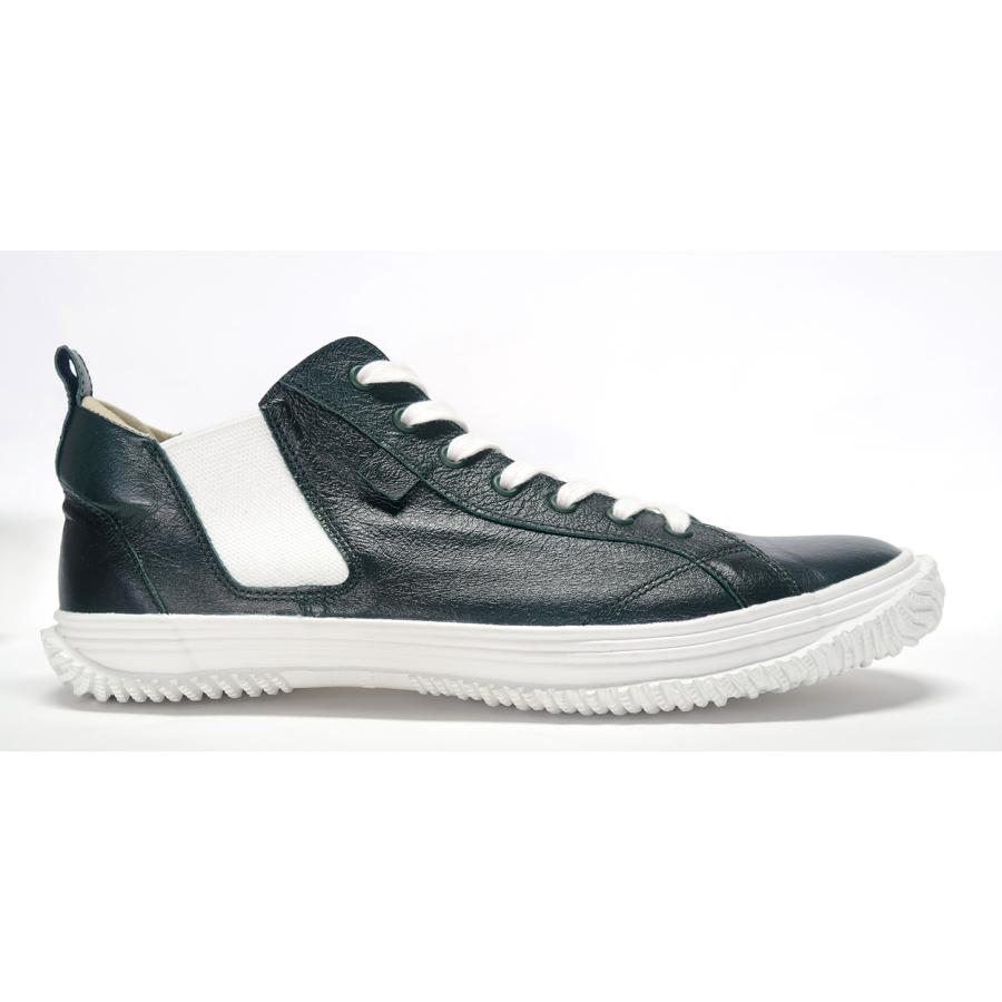 SPINGLE スピングル SP-442 Deep Green ディープグリーン サイドゴア メンズ レディース スニーカー 442 : Kadotation The shoe store ...