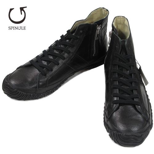SPINGLE スピングル SP-443 Black ブラック カンガルーレザー ハイカット 旧スピングルムーブ SPM-443 :sp443black:Kadotation The shoe ...