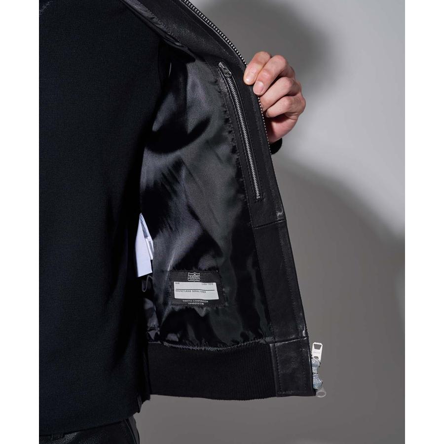 カドヤ KADOYA L-STADIUM BLOUSON / ブラック カドヤ公式 カドヤ KADOYA L-STADIUM BLOUSON / ブラック カドヤ公式