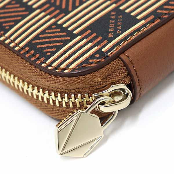 MOREAU PARIS モローパリ CONZIP LRGPRCALFCLSA コンチネンタル ジップ ウォレット ラウンドファスナー長財布 ブラウン 【中古】S : 質かづさや - 通販 ...