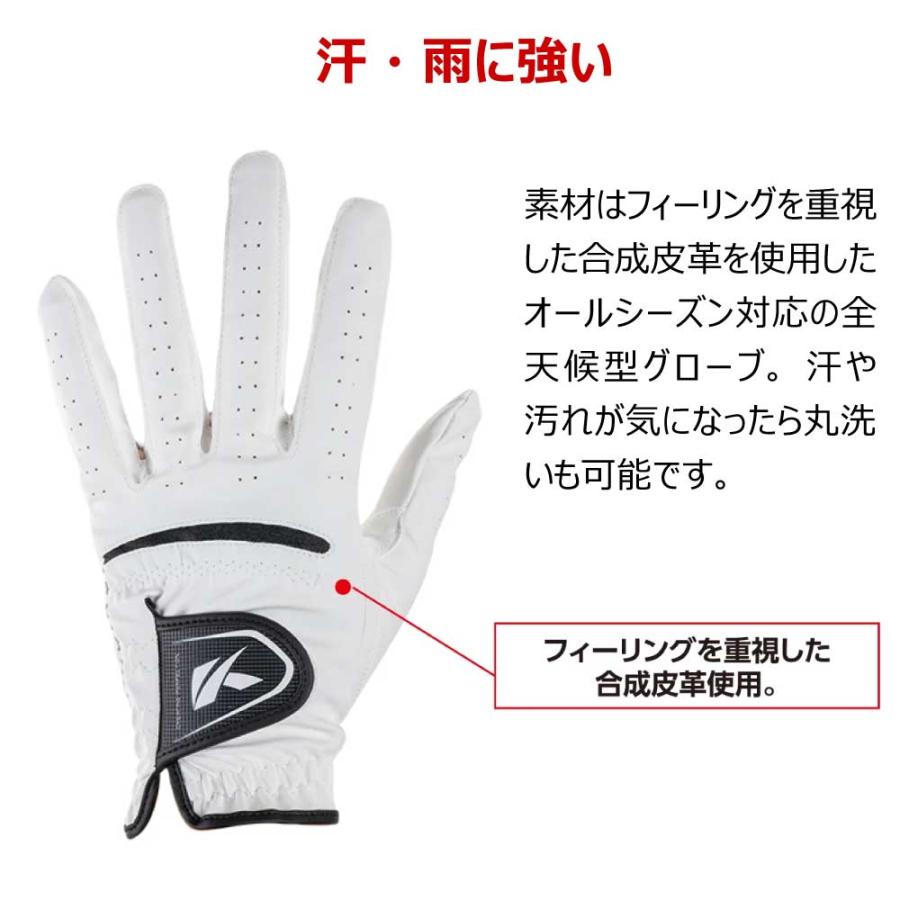 キャスコ DNA SILICONE メンズ ゴルフグローブ 左手用 SF-2312 強力グリップ ノンスリップ フィット感 全天候 丸洗い ルール適合 ホワイト ブラック :KA4580 ...