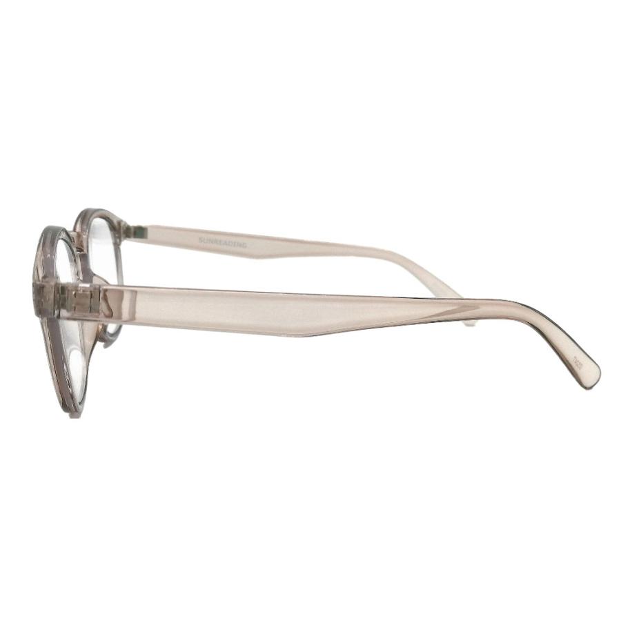 老眼鏡 SUNREADING サンリーディング サングラス リーディンググラス SR305-2 クリアグレー おしゃれ UVカット ブルーライトカット スマホ老眼 累進多焦点レンズ : アイジ ...