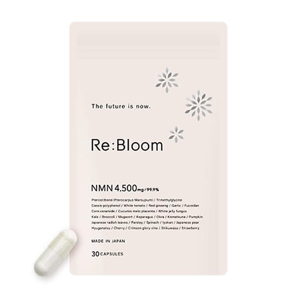 NMN サプリ サプリメント Re:Bloom 4500mg 高配合 30カプセル 純国産 高純度99.9％以上 aplod公式 NAD 日本製 mnm nmm nnm mmn 送料無料 美容 ...