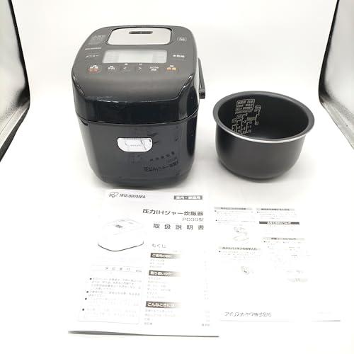 アイリスオーヤマ 圧力IHジャー炊飯器 3合 RC-PD30-B ブラック : kagayaki-shops3 - 通販 - Yahoo!ショッピング