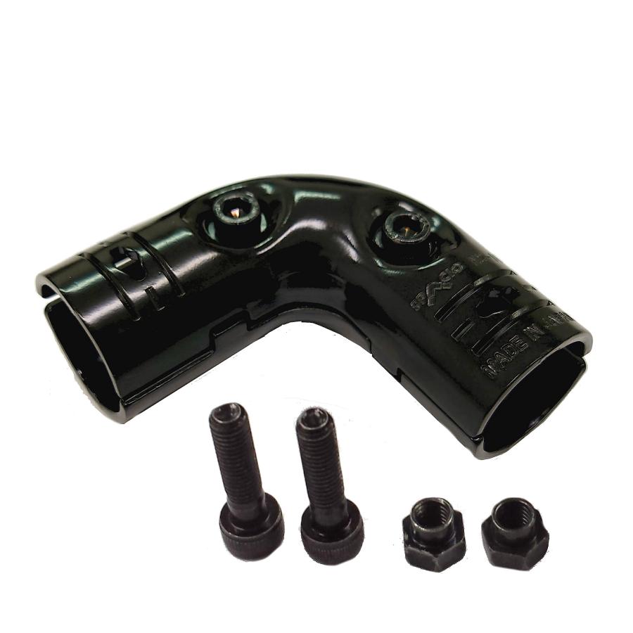 スペーシア(Spacio) メタルジョイント NSJー16(90度ジョイント黒) NSJ-16 : かがやき屋 - 通販 - Yahoo!ショッピング