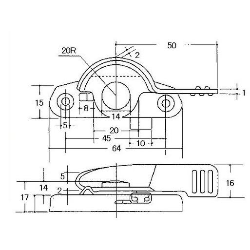 クレセント YKK（大）右用（右勝手） : かぎの蔵屋 - 通販 - Yahoo!ショッピング