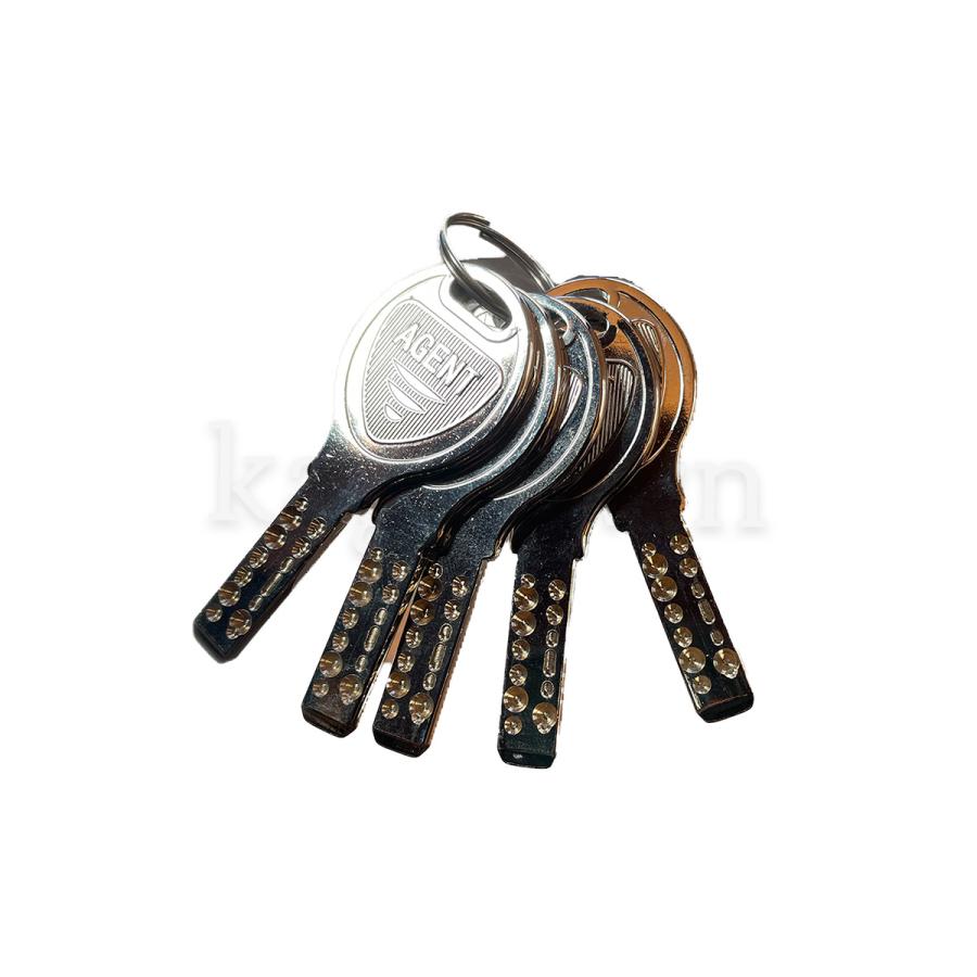 AGENT ディンプルキー MIWA HP40、HPD40KJ、HPL40 取替シリンダー キー5本付 シルバー 【品番:LS5-HP】 : 鍵TOWN - 通販 - Yahoo!ショッピング