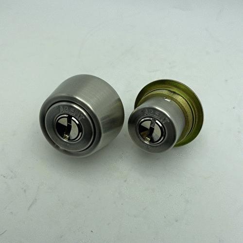 AGENT ディンプルキー MIWA LIX(TE0)タイプ+LSP(TE22)タイプ 取替シリンダー 10本付 シルバー 【品番:LS5-LSP/TEO】【2個同一SET】 :LS5TEO ...