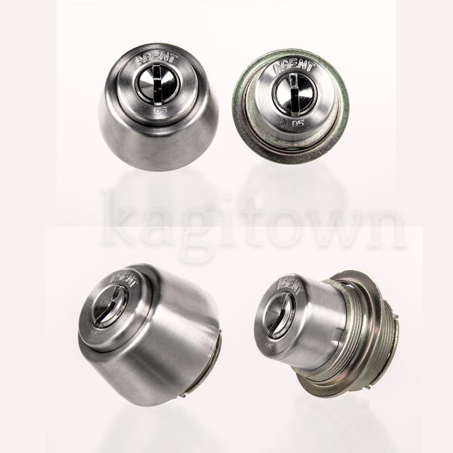 AGENT ディンプルキー MIWA LIX(TE0)タイプ+LSP(TE22)タイプ 取替シリンダー 5本付 シルバー 【品番:LS5-LSP/TEO】【2個同一SET】 : 鍵TOWN ...