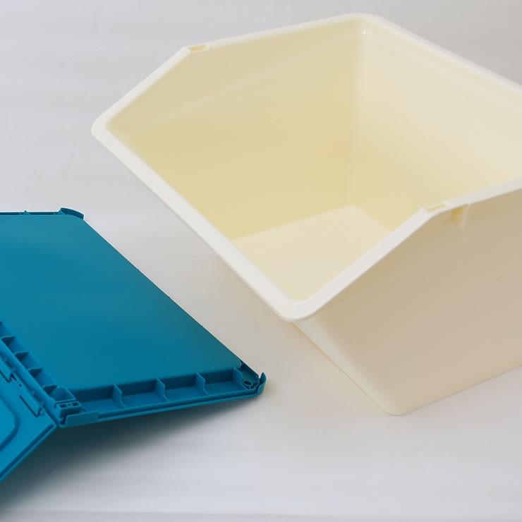 フタ付き収納ボックス 30.4L（1個） stacksto,(スタックストー) pelican wide（ペリカン ワイド） : 家具の里 - 通販 - Yahoo!ショッピング