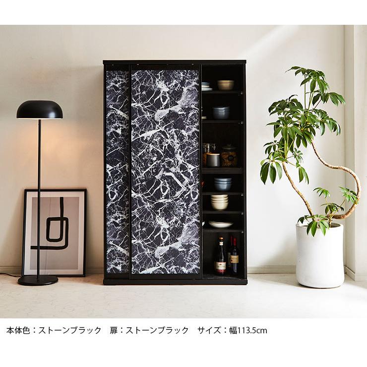 KAGUCOCO 食器棚 完成品 おしゃれ ガラス スライド シンプル KAGUCOCO 食器棚 完成品 おしゃれ ガラス スライド シンプル