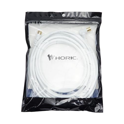HORIC ホーリック アンテナケーブル 6m ホワイト S-4C-FB L字差込式-ネジ式 AC60-816WW : カグチョク - 通販 - Yahoo!ショッピング