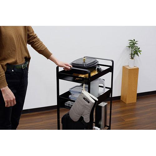 COLLEND ストレージワゴンLarge ブラック SWL-BK : カグチョク - 通販 - Yahoo!ショッピング