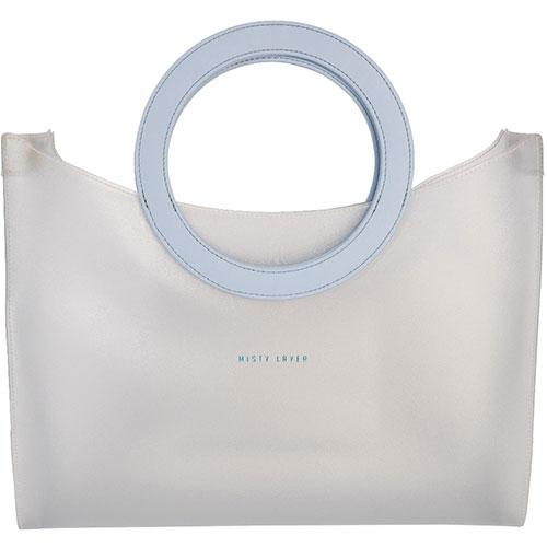 MISTY LAYER トートバッグ リングタイプ Ri ミストをまとうような柔らかい透け感 クリア MLTbR-CL :4582554240195:カグチョク - 通販 - Yahoo!ショッピング