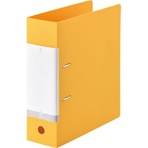LIHIT LAB. リクエスト D型リングファイル A4 黄 G2290-5-YE : カグチョク - 通販 - Yahoo!ショッピング