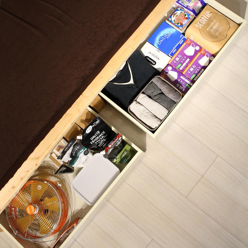 ベッド下収納ケース キャスター付き 薄型 収納ボックス アイデア 引き出し buw-8351 : 本棚・食器棚・収納家具の家具衛門 - 通販 - Yahoo!ショッピング