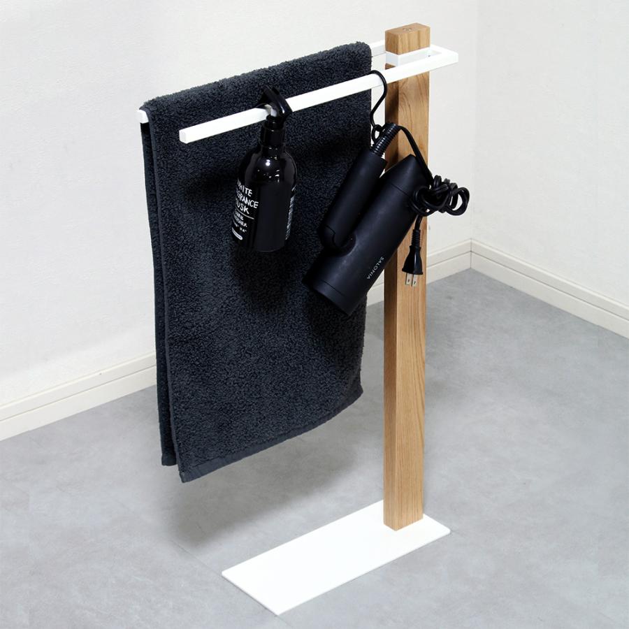 タオルスタンド タオルハンガー アイアン 自立式 タオルラック タオル掛け オーク 天然木 ots-69 : 本棚・食器棚・収納家具の家具衛門 - 通販 - Yahoo!ショッピング