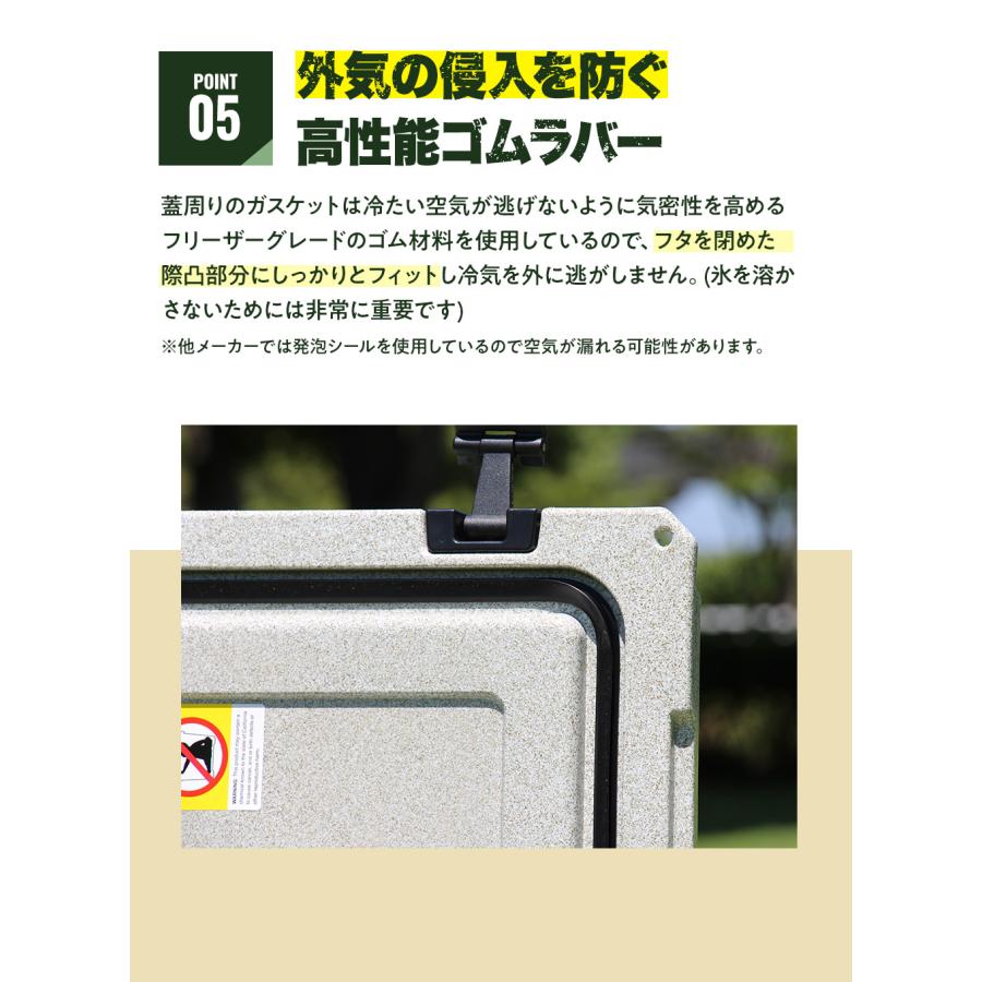 ホイール付きクーラーボックス 保冷力 大型 最強 クーラー シベリアンクーラー 47.3L : つばさオンラインストア - 通販 - Yahoo!ショッピング