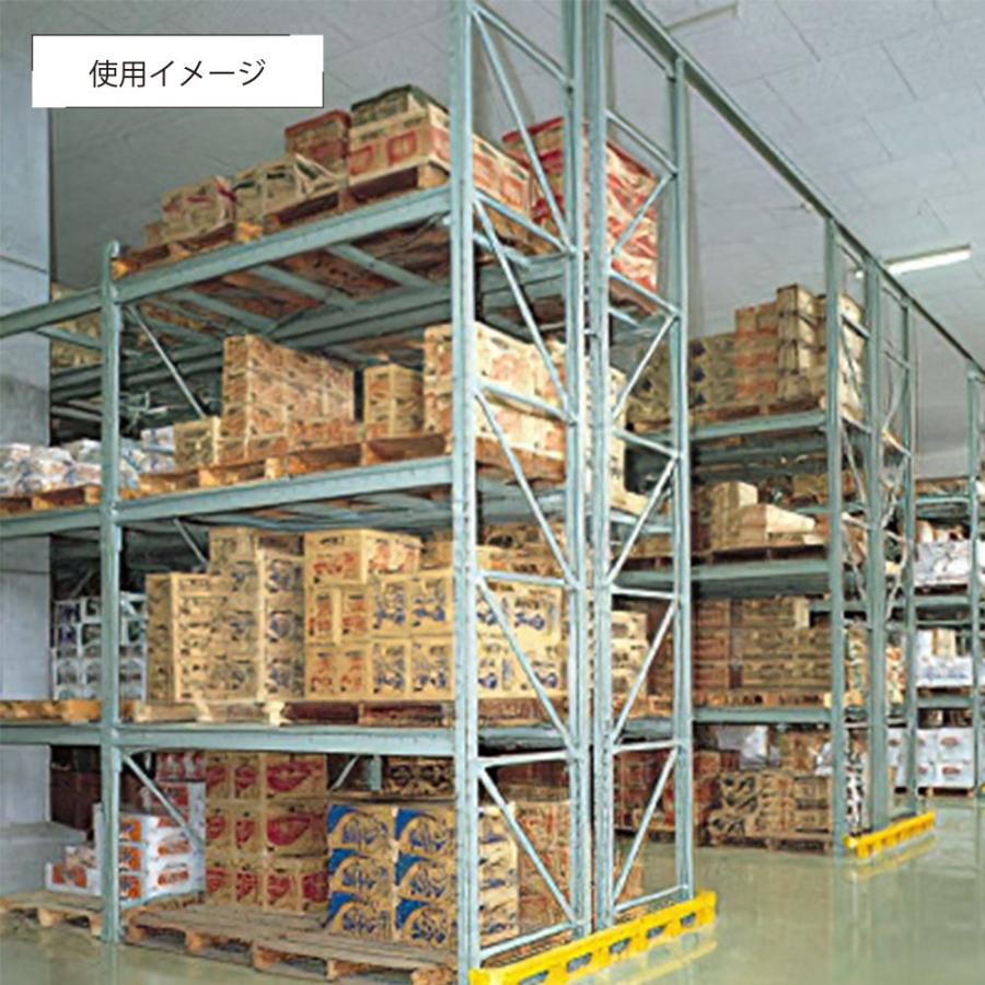 6段中軽量スチールラック 連結タイプ H2100 W1460 D300 工場 物流 作業現場用品 大型収納 収納ラック バックヤード アイボリー 代引不可 法人宛限定 2LS7530-6R ...