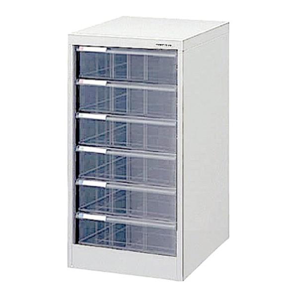 ナカバヤシ 国内メーカー品 A4フロアケース 深6段 W277 D336 H622 単列ケース 床置型プラスチックトレー 書類トレー 整理 グリーン購入法適合 代引不可 法人宛限定 AF-M6 ...