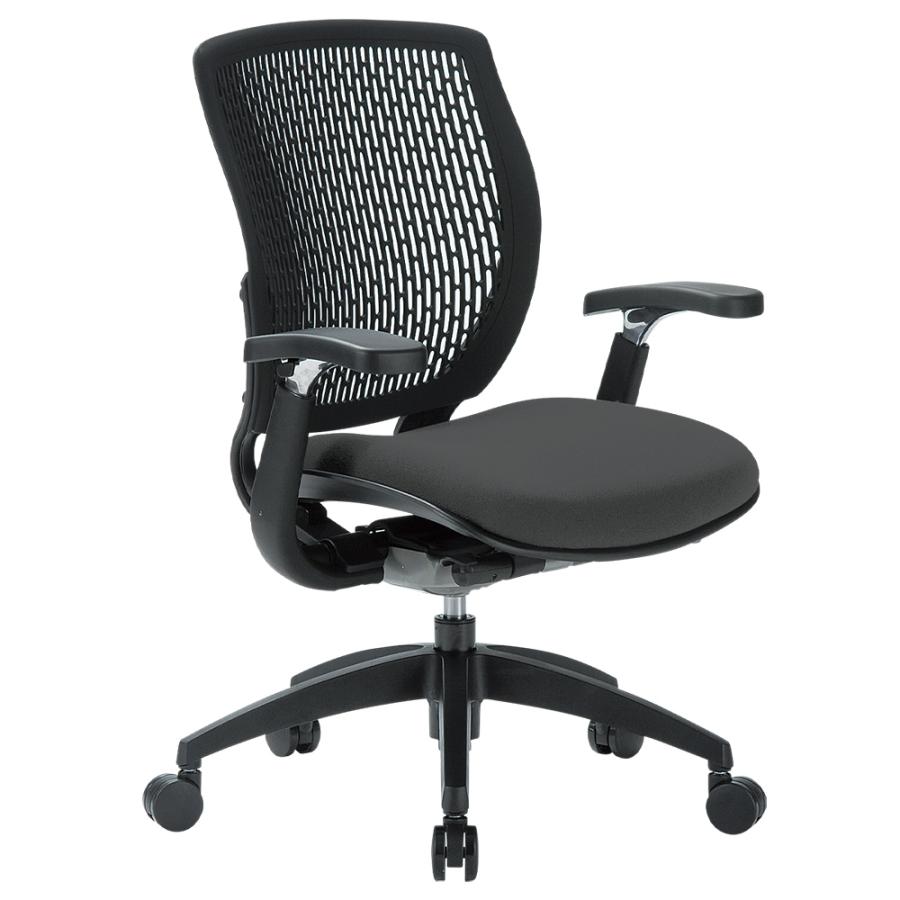 AICO メッシュチェアMA ローバック 可動肘付き W665 D555 H890-970 オフィスチェア 事務椅子 デスクチェア 回転椅子 代引不可 法人宛限定 AI-MA1500-AJ ...