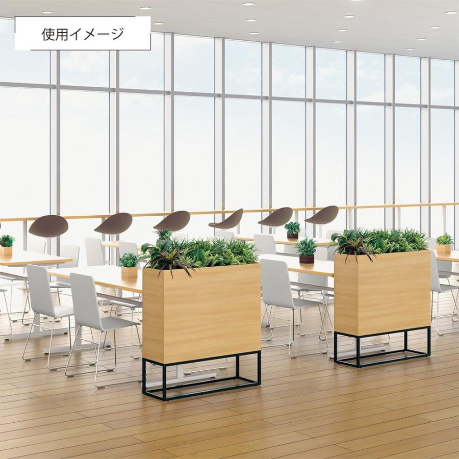 ベルク 国内メーカー品 ボックスプランター ナチュラルタイプ W1300 D350 H1160 グリーンアレンジ 造花 メンテナンス楽々 間仕切り 代引不可 法人宛限定 BE-GR2277 ...