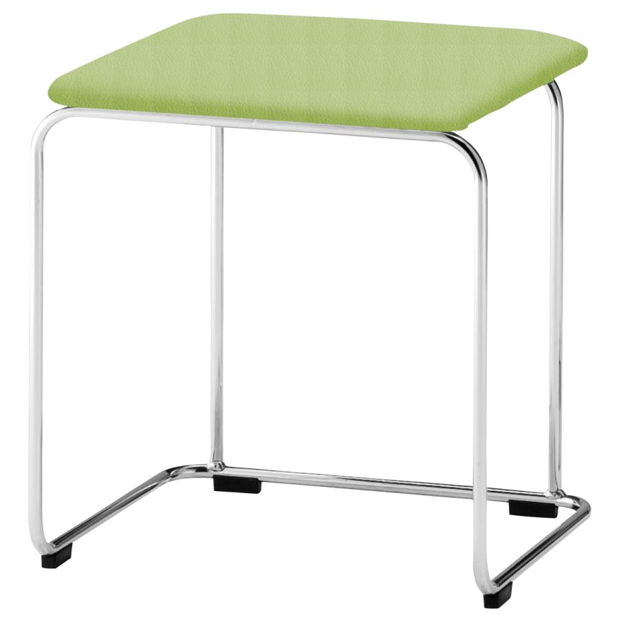 藤沢工業 国内メーカー品 スツール ビニールレザータイプ 4脚セット W417 D377 H460 スタッキング可能 レザー素材 受注生産 代引不可 法人宛限定 FI-FSC155L-4SET ...