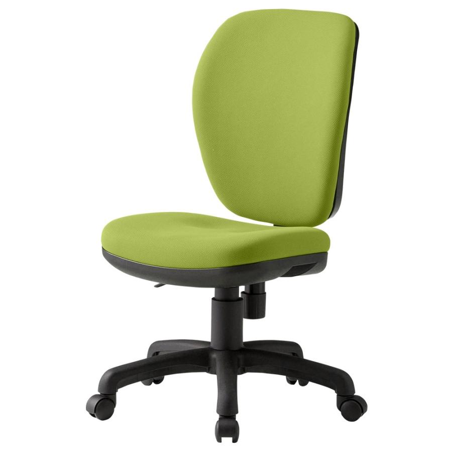 ビジネスチェアFST77 ハイバックタイプ 肘無し W445 D630 H900-990 オフィスチェア オレンジ/モスグリーン/ネイビー ...