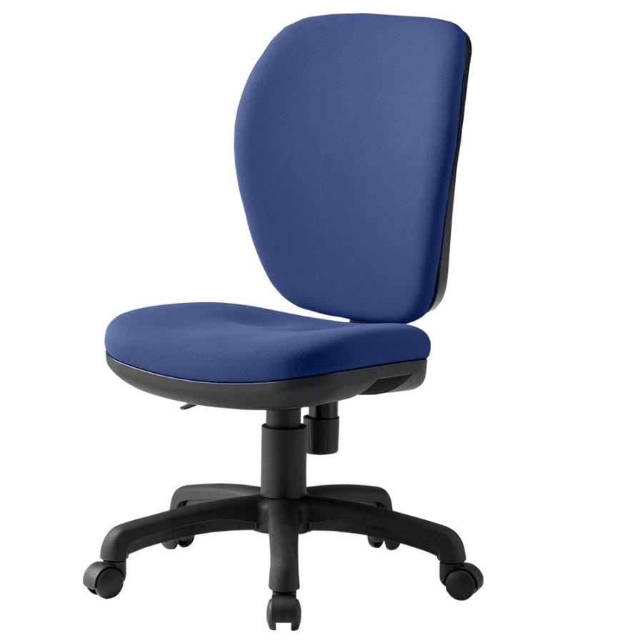 ビジネスチェアFST77 ハイバックタイプ 肘無し W445 D630 H900-990 オフィスチェア オレンジ/モスグリーン/ネイビー ...