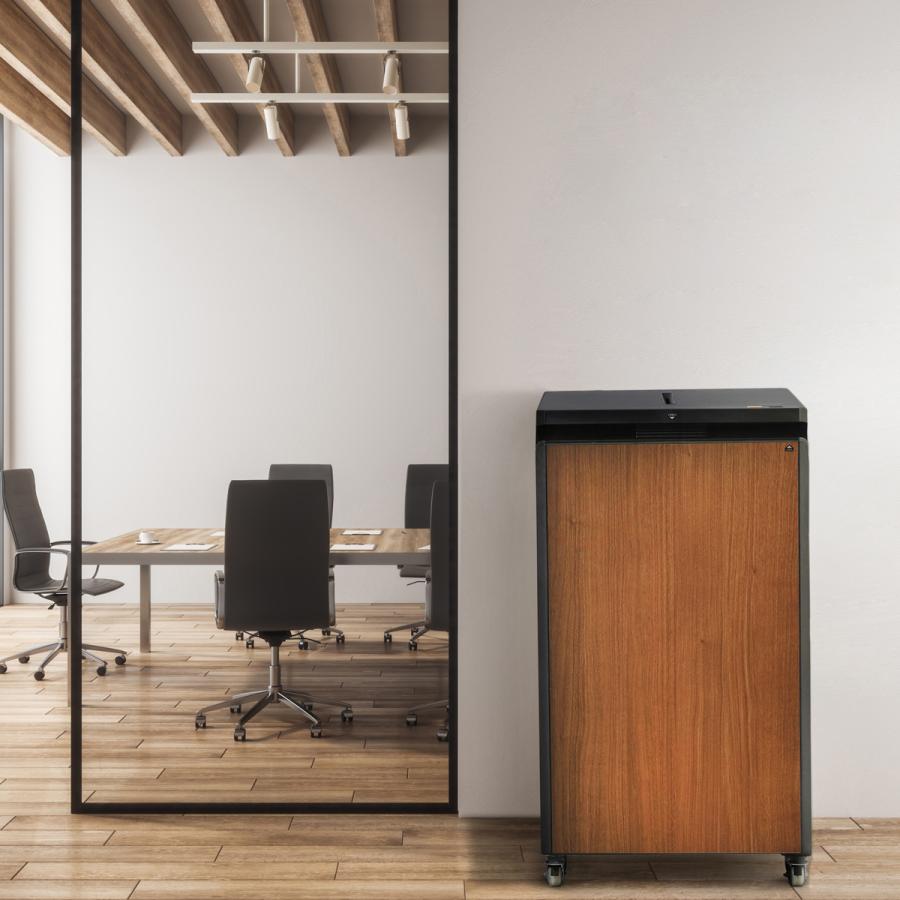 A3オートフィードシュレッダー W510 D600 H910 約100L A3用紙 A4用紙 クロスカット オートリバース キャスター付き 代引不可 法人宛限定 IR-AFS3350C ...