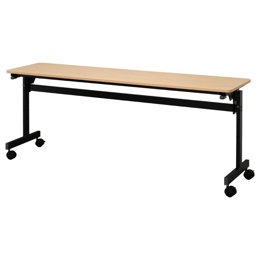 シンプルフォールディングテーブルIII W1800 D450 H702 スタッキングテーブル 跳上式テーブル 天板跳上式 スタック収納可 代引不可 法人宛限定 RY-RF1845FT3 :RY ...