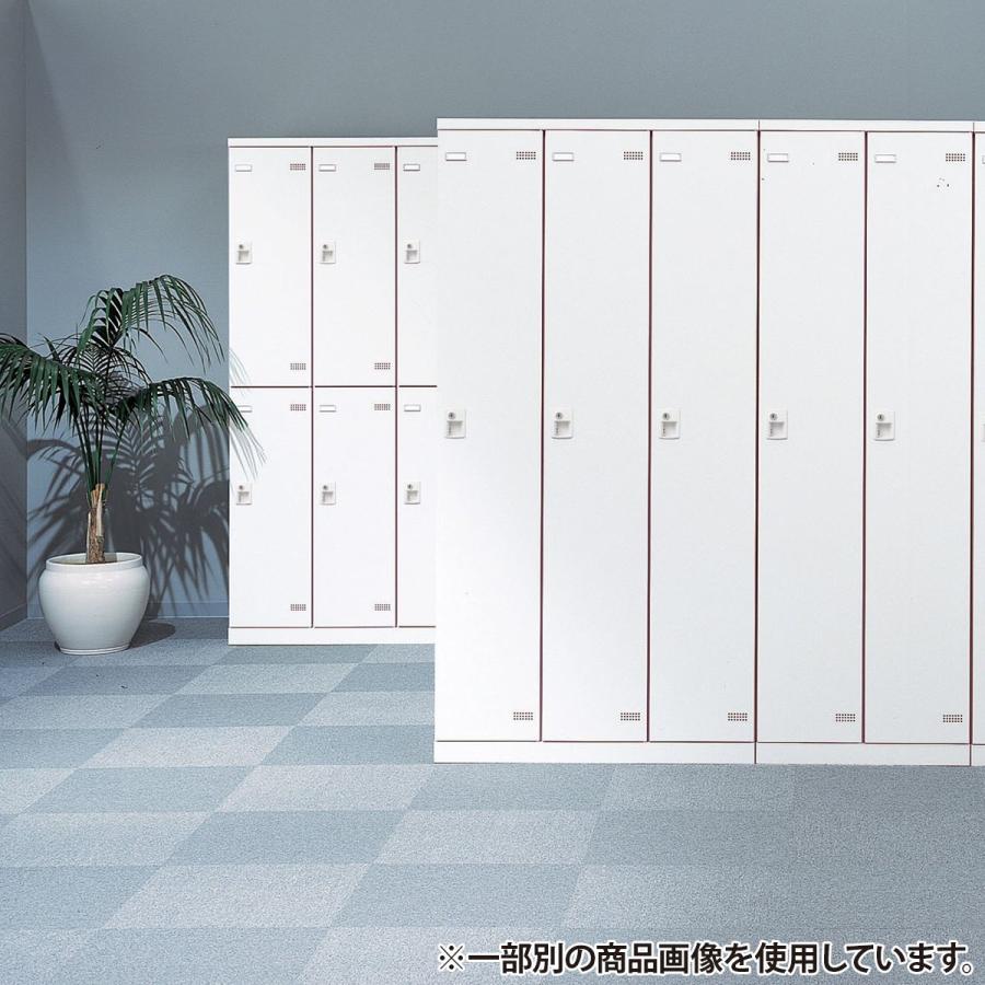 1人用更衣室ロッカー W450 D515 H1800 シリンダー錠式 スチール製 生興 鍵付き オフィス 事務所 施設 耐荷重10kgの網棚付き 代引不可 法人宛限定 SLB-1S2 :SLB ...