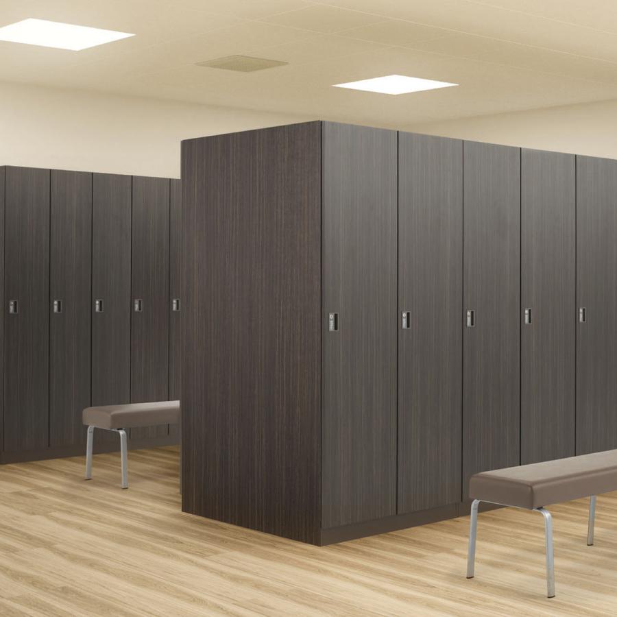 ダイヤルキー式 2人用木目扉ロッカー ワイドタイプ W900 D515 H1800 木目扉ロッカー 鍵付き 更衣室 アジャスター機能付き 代引不可 法人宛限定 SLJ-2WMD : slj ...