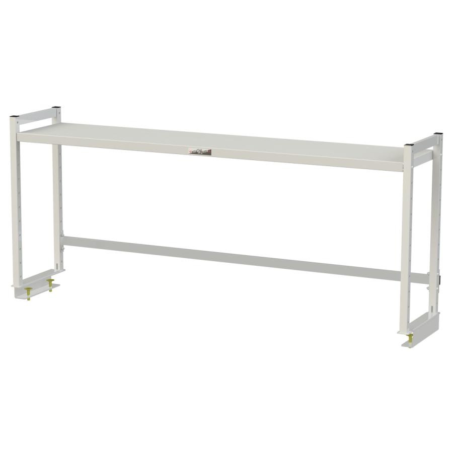 国内メーカー品 ロジスタンド 基本型 W1500 D300 H600 棚板 作業台 オプションパーツ スチール 収納スペース シルキーホワイト 代引不可 法人宛限定 YI-LS1506W ...