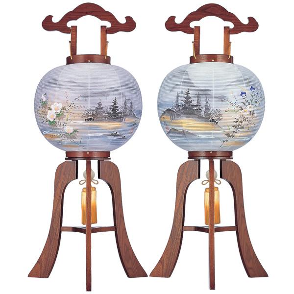 盆提灯 提灯 お盆 一対入り 行灯 電気コード式 コードレス LED電池式対応可 二重張り けやき 尺一行灯 胡水 7401-39 : 家具のコンシェルジュ - 通販 - Yahoo!ショッピング