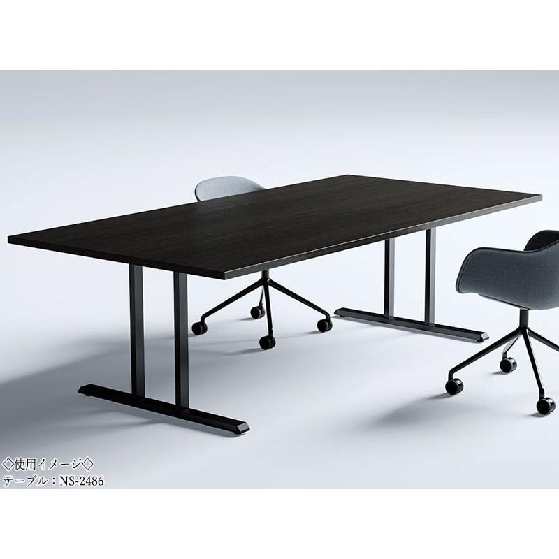 ミーティングテーブル 会議テーブル 机 オフィステーブル 幅180cm 奥行120cm 角型 スタンダードタイプ メラミン化粧板 木目 茶 灰 白 NS-2482 : カグロー Yahoo!店 ...